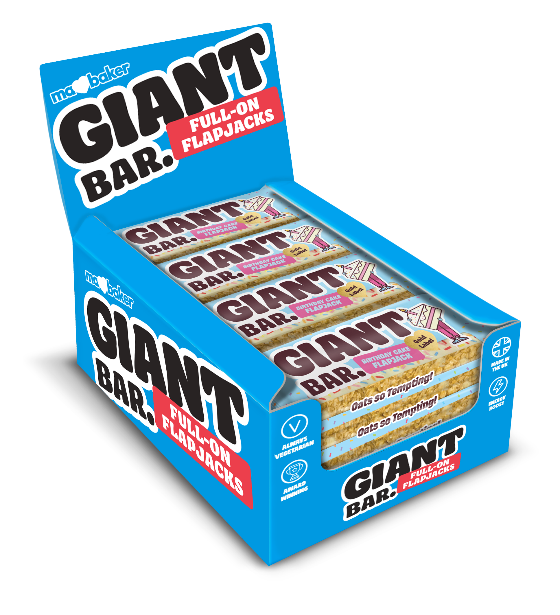 Birthday Cake Flapjack – Ma Baker UK